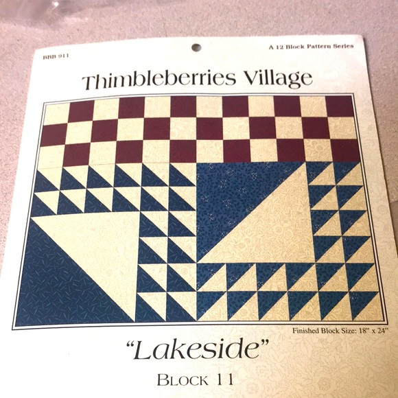 thimbleberries | Art | Three Rustic Style Block Patterns | Poshmark